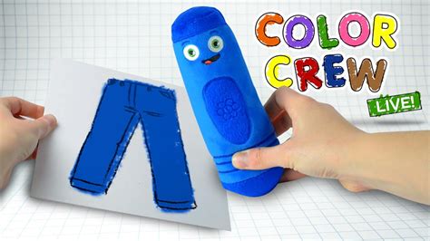 Learn Colors With Color Crew The Color Blue Color Crew Live Plush