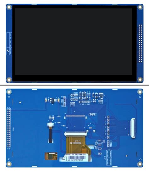 7inch 800x480 lcd display 7 inch tft lcd with rgb interface pcap