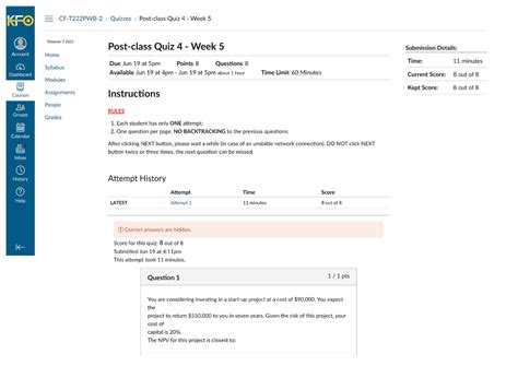 Quiz Chap 6 Cf Exercise 2 Group 5pdf Corporate Finance Đại Học