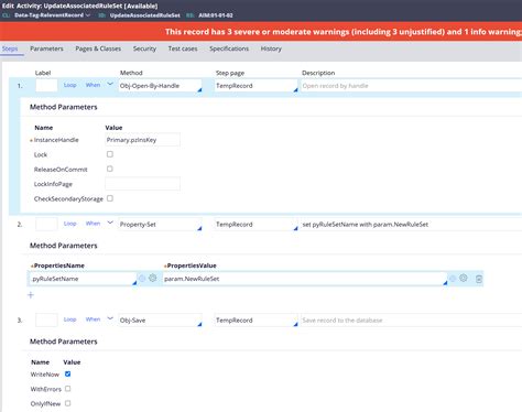 Bulk Update Associated Ruleset For Relevant Records Support Center