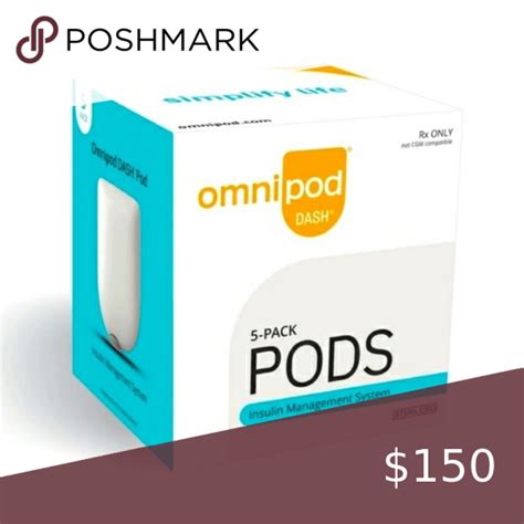 New In Box Omnipod Dash 5 Pack Pods New Omnipod Dash Pods