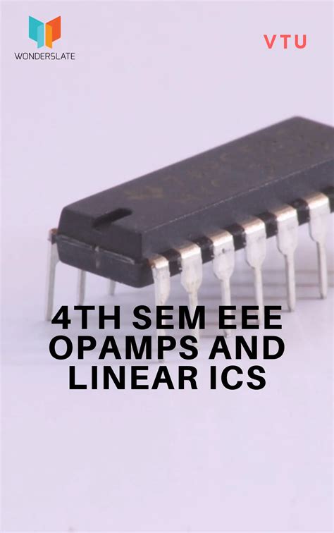 Vtu 4th Sem Eee Opamps And Linear Ics For 2024 Exam Wonderslate