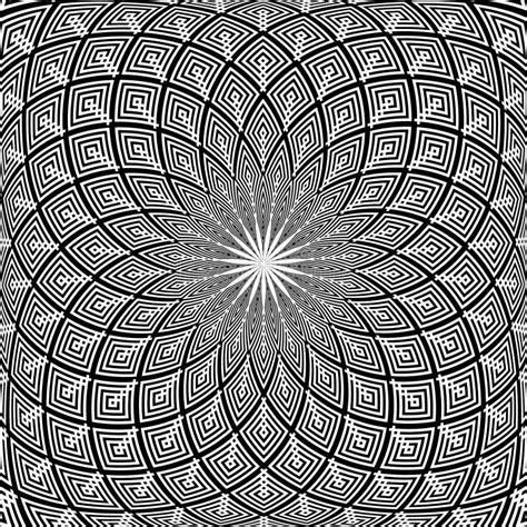 Rotation Pattern Abstract Textured Background Stock Vector