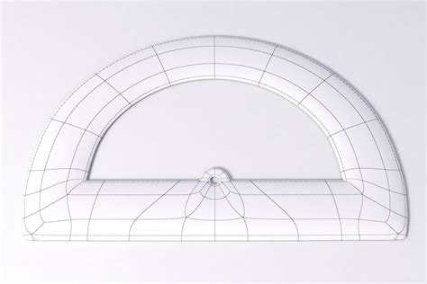 Protractor 3d Model 6 Max Obj Fbx 3ds Free3d