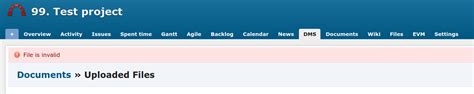 strange error preventing any file upload in dmsf 2 4 7 and redmine 4 2 1