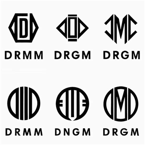 Monogram Letter Logo Alphabet Design Premium Ai Generated Vector