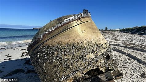 Wa Beach Mystery Giant Metal Cylinder Rocket Theory Space Junk Daily