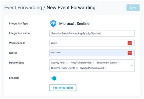 Microsoft Sentinel Sysdig