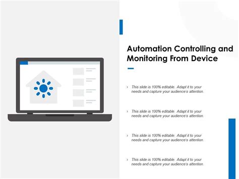 Automation Controlling And Monitoring From Device Powerpoint Slide Template Presentation