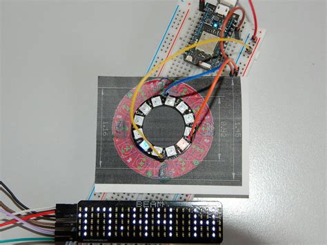 mylight clock with neopixel ring 12 controlled by photon
