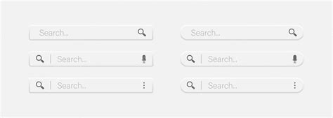 premium vector search bar for ui design and web site search address