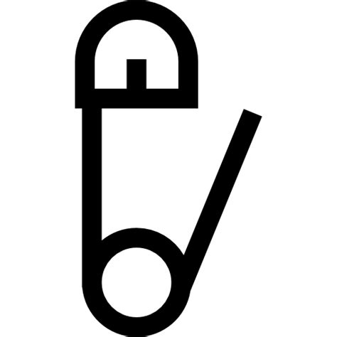 Safety Pin Basic Straight Lineal Icon