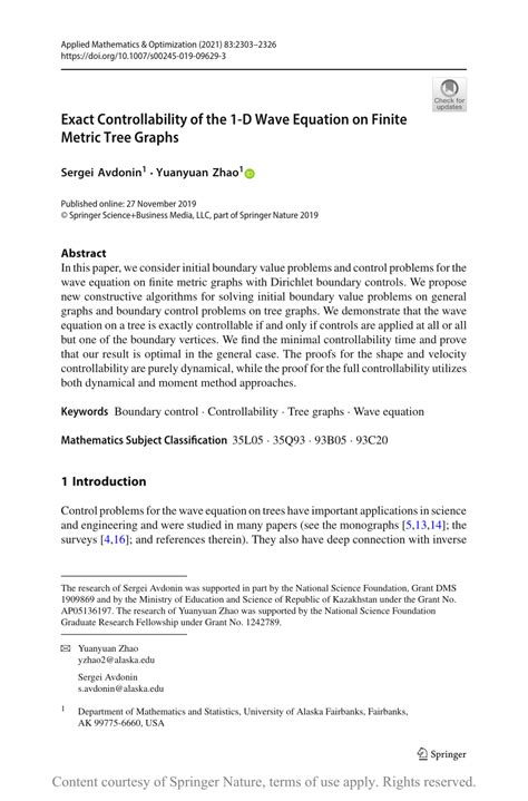 exact controllability of the 1 d wave equation on finite metric tree