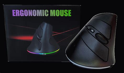 Mouse Ergonómico Rgb Cd Computo