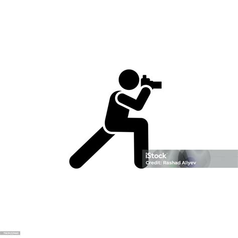 사진 작가 파파라치 남자 사진 픽토그램 아이콘 포토그래퍼 픽토그램 아이콘의 요소 개념에 대한 스톡 벡터 아트 및 기타 이미지 개념 남자 매스컴 Istock
