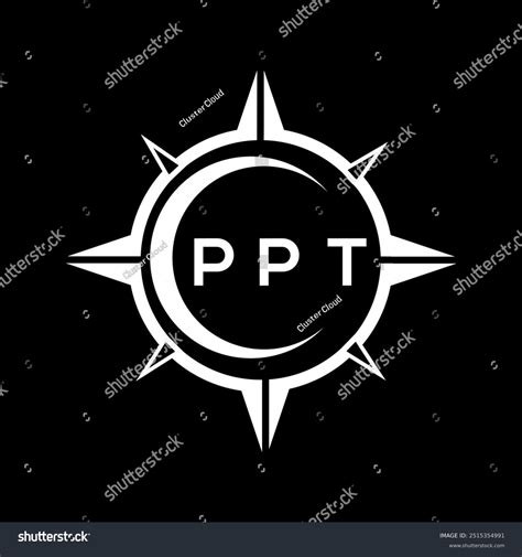 Ppt Abstract Technology Circle Setting Logo Stock Vector Royalty Free