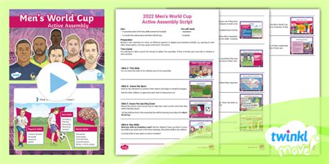 World Cup 2022 Assembly Ks2 Active Assembly Twinkl