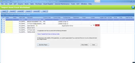 Fa Troubleshooting Fixed Asset Plugin Import Asset Error Autocount