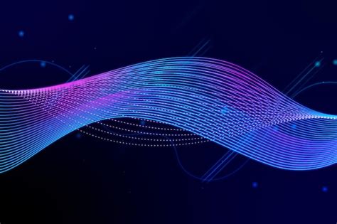 추상 네온 조명 배경 무료 벡터