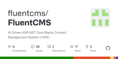 Github Fluentcms Fluentcms Ai Driven Asp Net Core Blazor Content Management System Cms