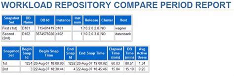 oracle s transportable automatic workload repository database journal