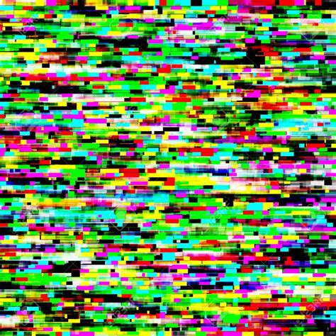 Glitch Texture Computer Or Television Signal Error Digital Technical Problem Noise Abstract