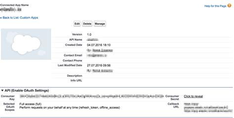 Elastic Io Documentation Creating OAuth App For Salesforce