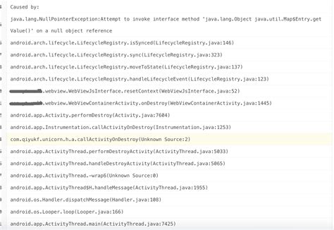 LifecycleRegistry NullPointerException Issue Android Architecture Components Samples