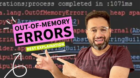 Out Of Memory Errors Java Programming Language Youtube