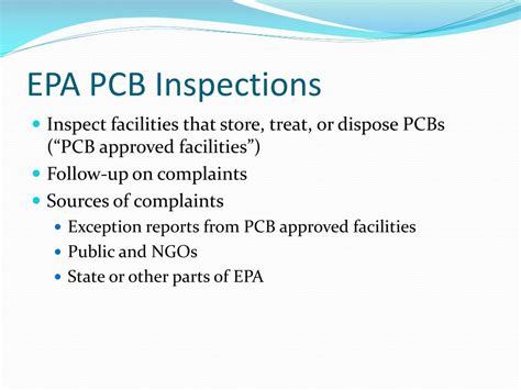 Ppt Federal Pcb Regulations And Enforcement Powerpoint Presentation