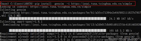 anaconda环境下安装gensim conda安装gensim csdn博客