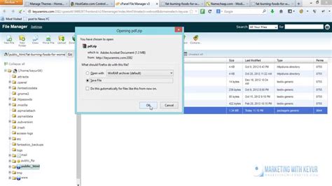 How To Download A Folder From Cpanel Youtube
