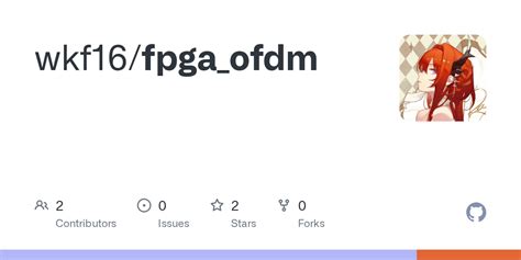 Github Wkf16fpgaofdm