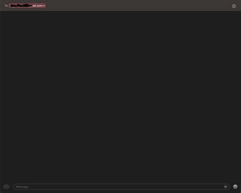 IMessages Having Error When Trying To Start Conversation R MacOS