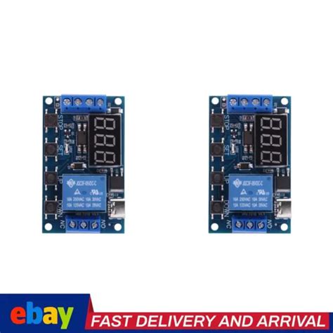 1 CHANNEL RELAY Module Times Delay Power Board With LED Display For DIY Type C EUR 7 51