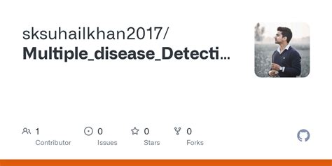GitHub Sksuhailkhan Multiple Disease Detection
