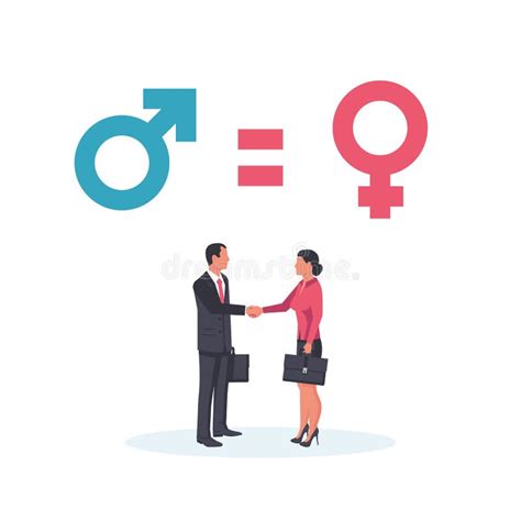 Gender Equality Concept Stock Vector Illustration Of Human 106476860