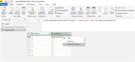 New Table Using M Query Power Query Enterprise Dna Forum