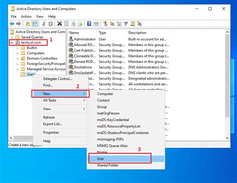 How To Create Disable Enable And Delete A User Account In Active Directory TechYul