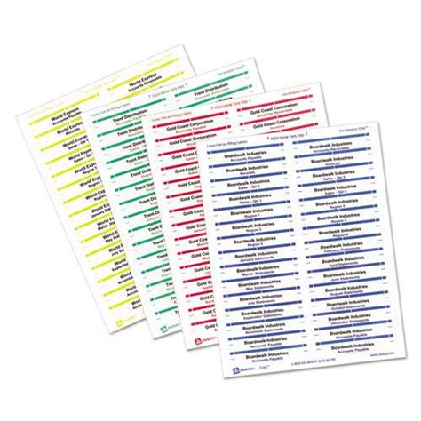 Buy Removable File Folder Labels With Sure Feed Technology 0 66 X 3 44