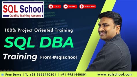 Sql Dba Training From Sql School I Sqldba Dba Training