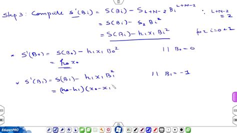 Lec 41 Modified Cook Toom Algorithm Example Youtube