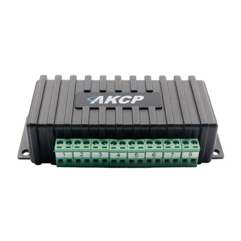 IO Digital8 Adapter With 8 Dry Contact Via 8x 2pin Connectors Environmental Monitoring