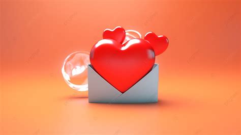 개인화된 메시지를 위한 공간이 있는 낭만적인 3d 하트 그림 채팅 3d 메시지 3d 메시지 배경 일러스트 및 사진 무료 다운로드 Pngtree