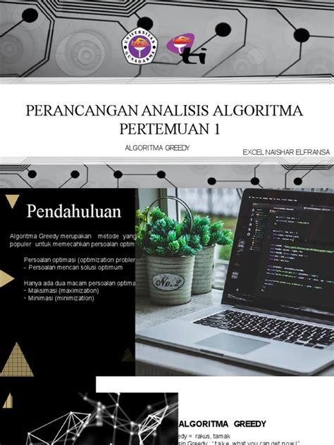 Pert 1 Perancangan Analisis Algoritma Pdf