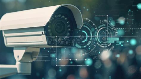 Cutting Edge Technology Capturing Crowd Data For Analysis Stock Image Image Of Protection