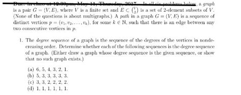 Solved A Graph Is A Pair G V E Where V Is A Finite Chegg