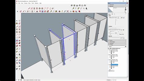 Public Bathroom Design With Sketchup YouTube