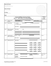 OAA OBC2012 Part 11 Code Matrix Docx Name Of Practice Enter Address And Contact Information