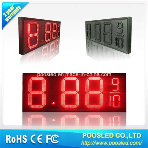 7 Segment Electronic Signage Board Digit 7 Segment Banner Screen